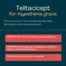 Telitacicept for myasthenia gravis | Myasthenia Gravis News