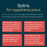 Soliris (eculizumab) for myasthenia gravis | Myasthenia Gravis News